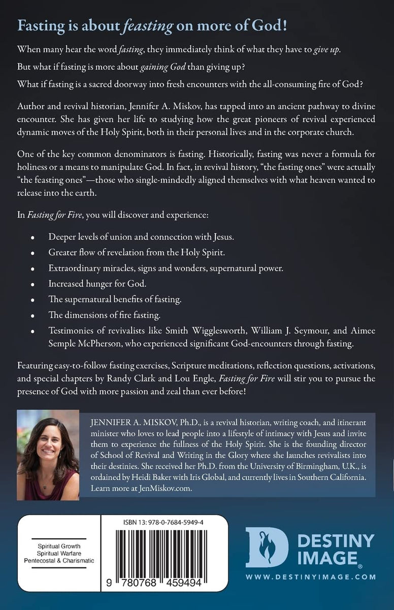 Fasting for Fire - Igniting Hunger to Feast Upon God – Liberty Book Store